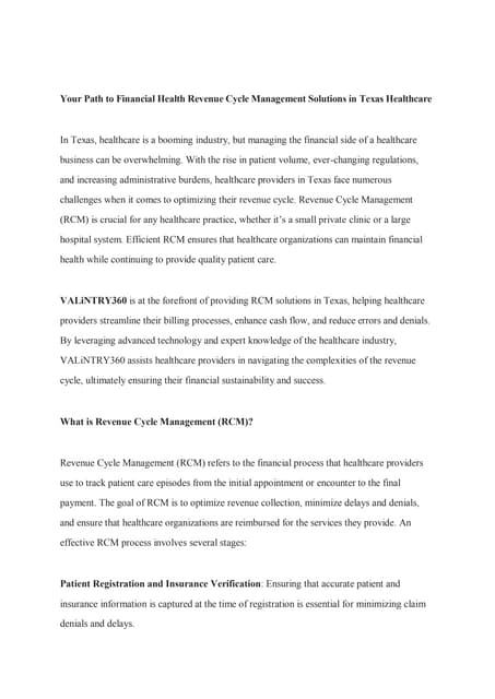 What is Denial Management in Healthcare? | PPTX | Health Insurance | Insurance