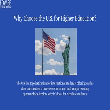 Your Path to Higher Education in the USA. | PDF