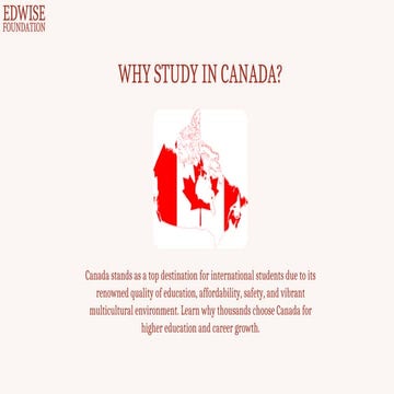 Study in Canada from Nepal – 2025 Guide. | PDF
