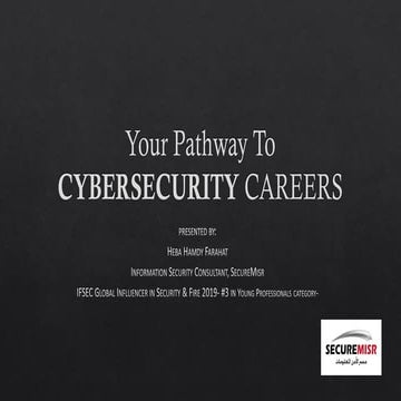 Your Pathway to Cybersecurity Careers | PPT