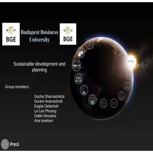 Sustainable Development And Planning | PPT