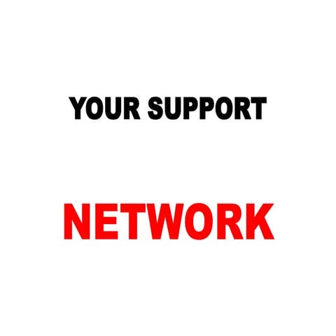 Your Support Network | PPT