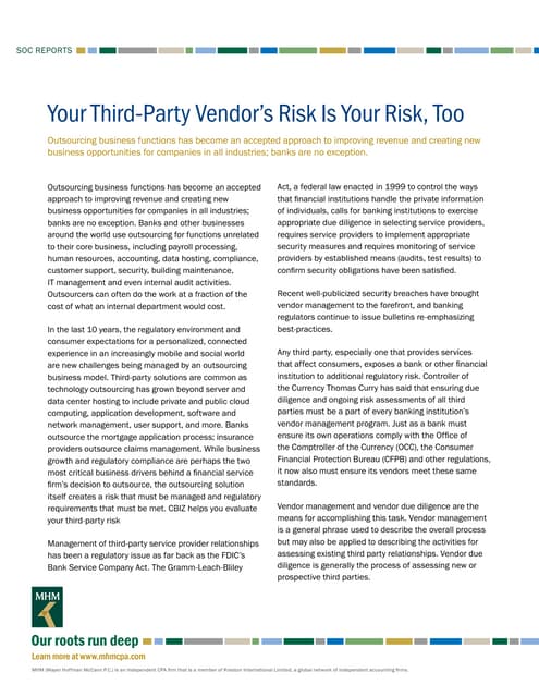 Third Party Risk Management | PPTX