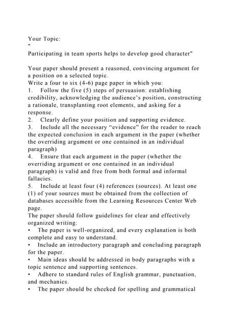 Assignment 07 SP180 Principles of Public Speaking | PDF