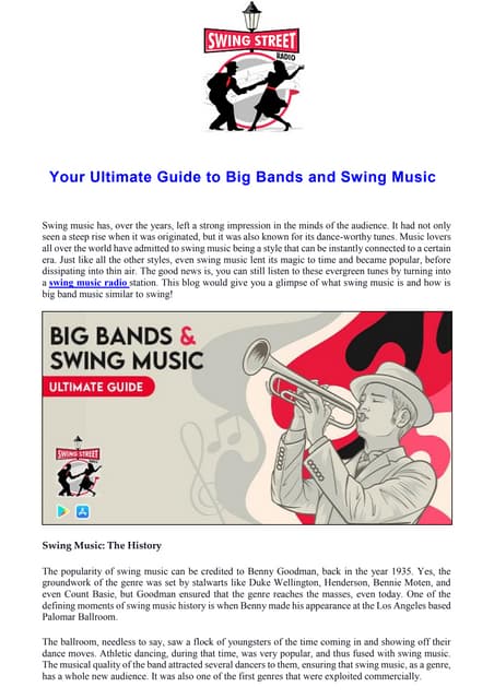 Know About the 5 Best Swing Music Albums of All Time.pdf | Blues | Music