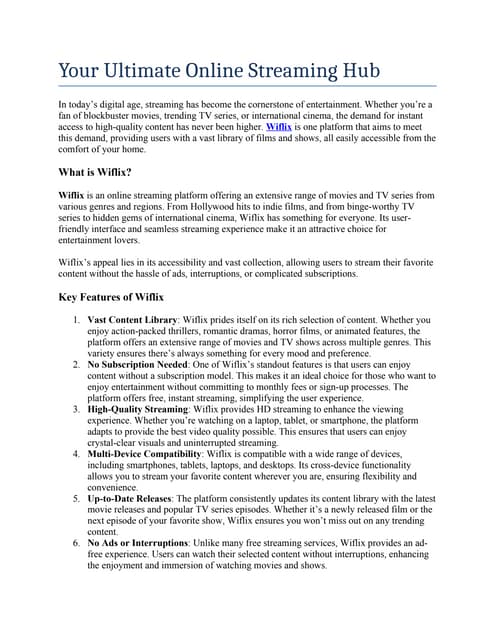 netflix clone app.docx | Home Entertainment Systems | Consumer Electronics