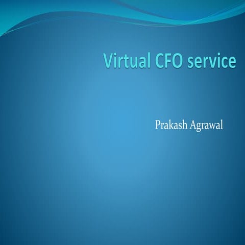 Virtual CFO Brief Profile | PPT