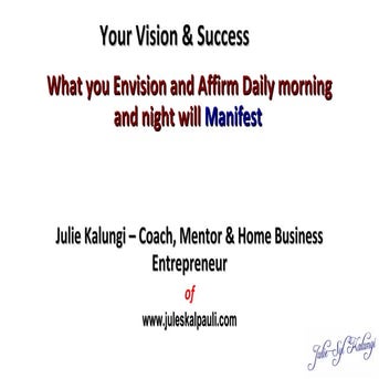 Your vision & success | PPT