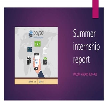 PPT ON PAYSO FINTECH | PPT
