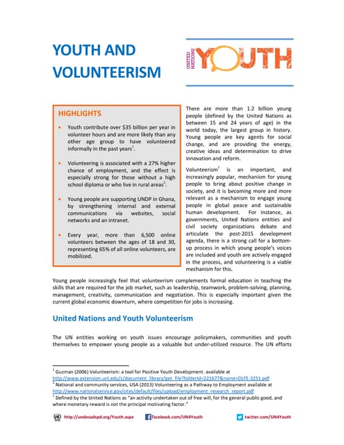 Youth Assembly UN overview | PPT