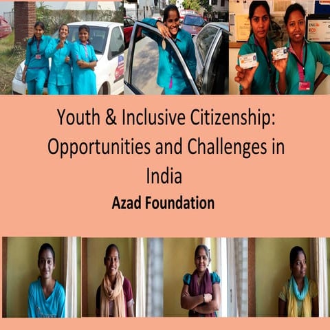 Youth and inclusive citizen workshop, Azad Foundation | PPT
