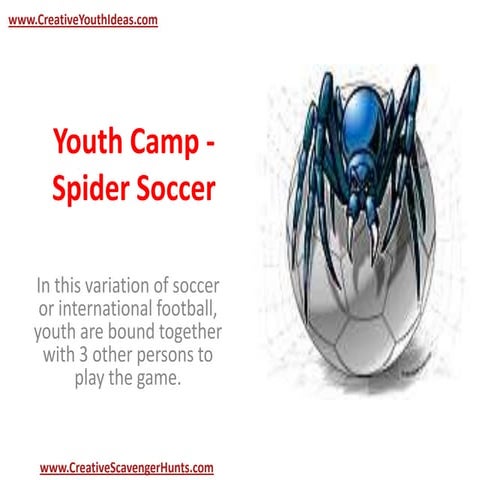 Youth Camp - Spider Soccer | PPTX