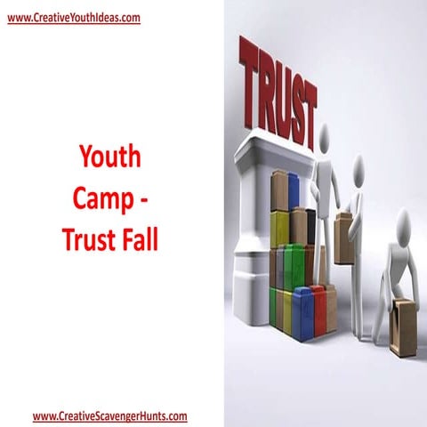 Youth Camp - Trust Fall | PPTX