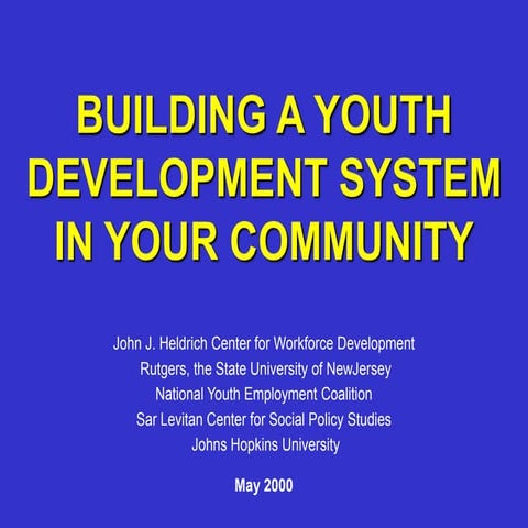 Youth development | PPT