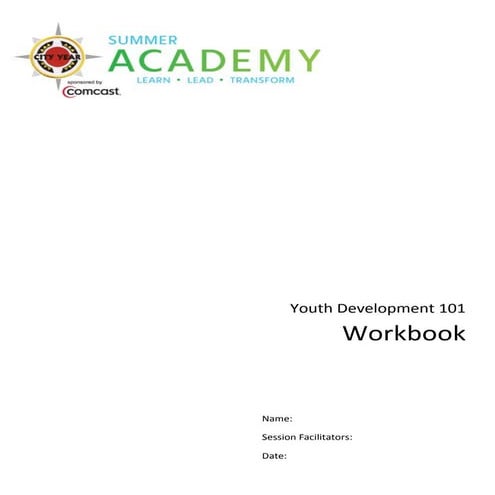 Youth development workbook | PDF