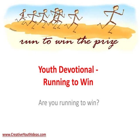 Youth Devotional - Running to Win | PPTX