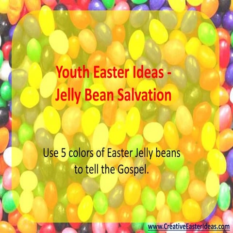Youth Easter Ideas - Jelly Bean Salvation | PPTX