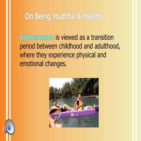 On Being Youthful and Healthy | PPTX | Nutrition | Healthy Living