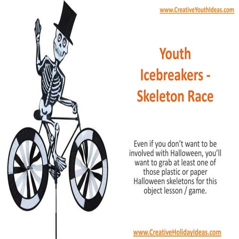 Halloween Party Activity - Skeleton Race | PPTX