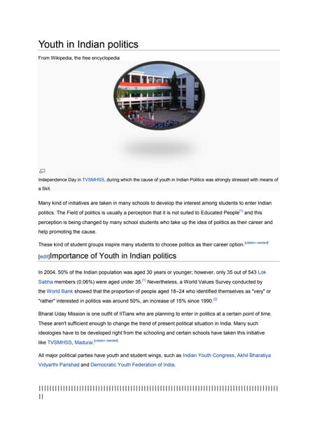 Thoughts on student politics | PDF