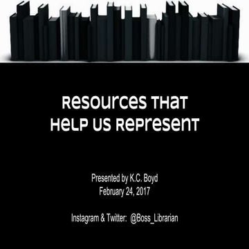 Resources That Help Us Represent! | PPTX