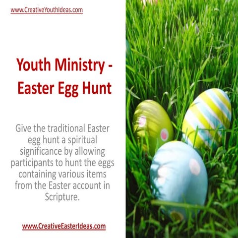 Youth Ministry - Easter Egg Hunt | PPT