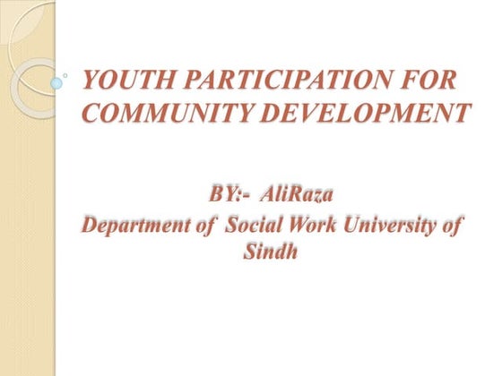 Youth and its chracterristics | PPT