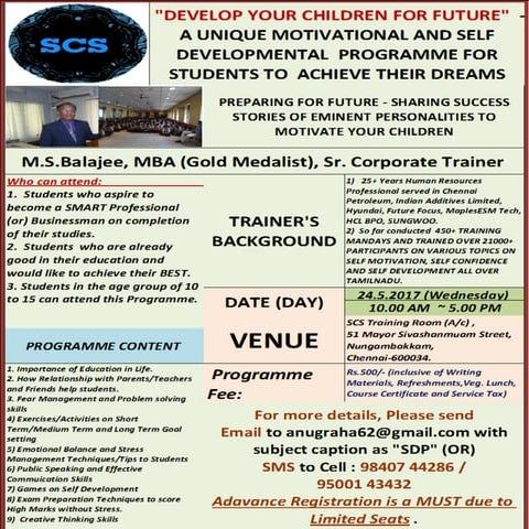 STUDENT DEVELOPMENT PROGRAMME | PPT