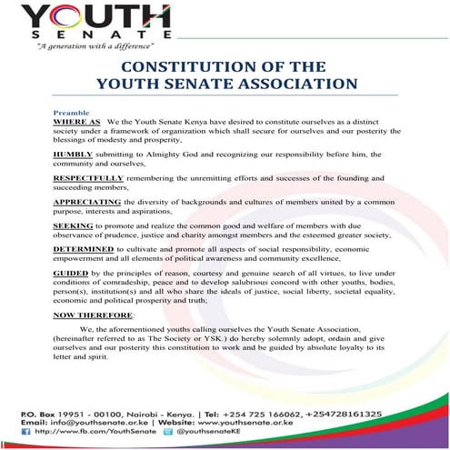 Youth senate constitution 3 | ODT