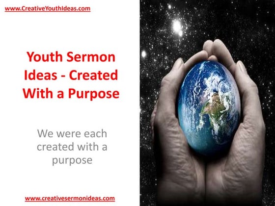 Free Christian Youth Sermons - Created With a Purpose | PPTX