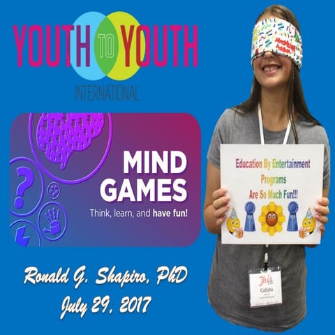 Mind Games: Think, Learn & Have Fun!!! Youth to Youth International ...