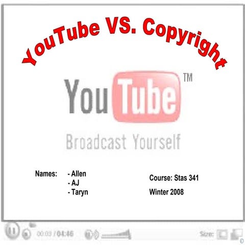 You Tube Copyright Tutorial Pptx