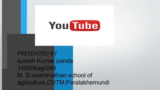 YouTube Powerpoint | PPTX