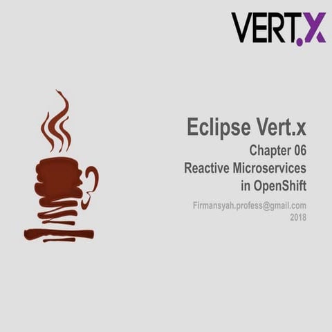 Chapter 06 Eclipse Vertx Reactive Microservices With Openshift Ppt 9615