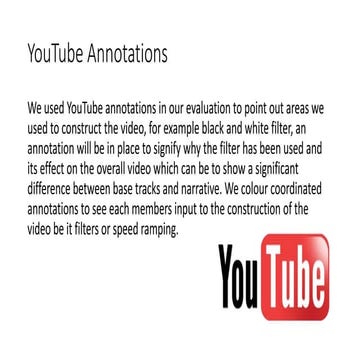 You tube annotations | PPT