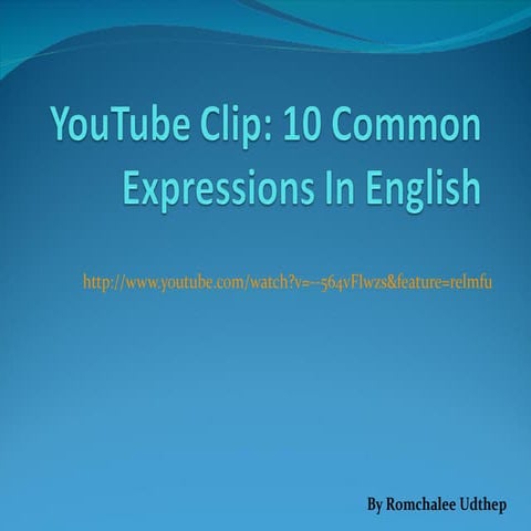 YouTube Clip | PPT