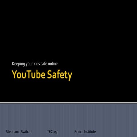 YouTube Safety | PPTX