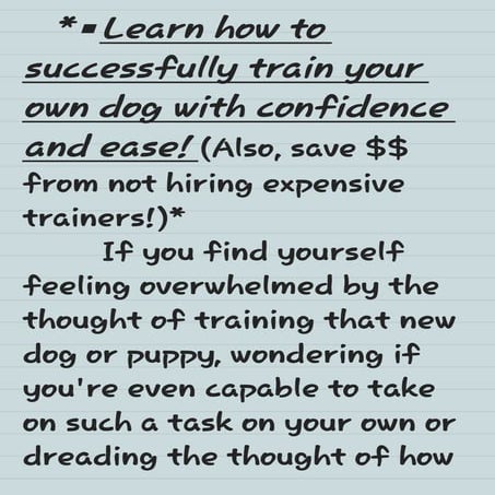 Beginners diy dog training guide | PDF