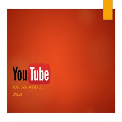 Youtube as an effective marketing tool | PPTX