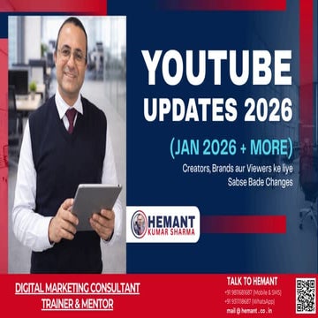 YouTube in 2026: The New Era of AI, Commerce & Content | PDF