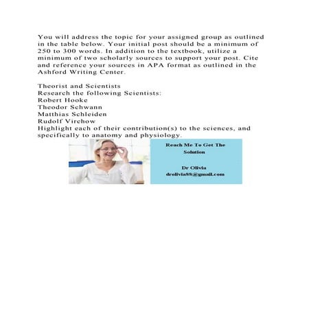 You will address the topic for your assigned group as outlined in th.docx