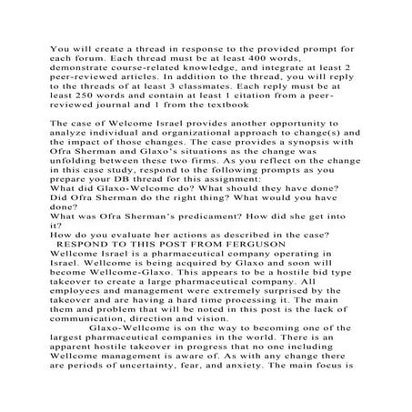 You will create a thread in response to the provided prompt for each.docx