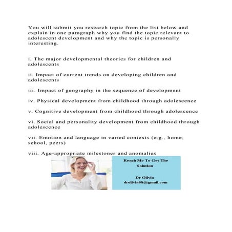 You will submit you research topic from the list below and explain i.docx