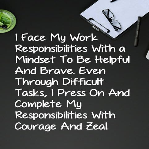 Responsibilities And Mindset | PDF