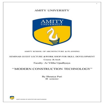 Modern Method | DOCX | Construction Industry | Industries