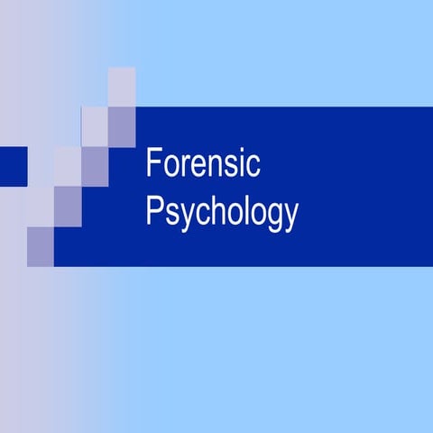 Forensic Psychology.ppt