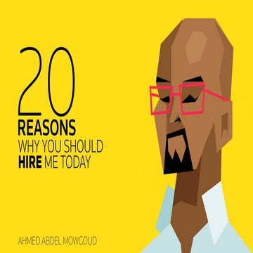 20 Reasons Why You Should Hire Me Now | PPT