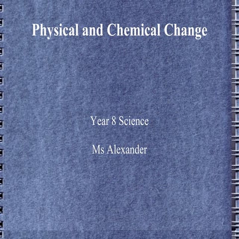 Year 8 Science Lesson | ODP