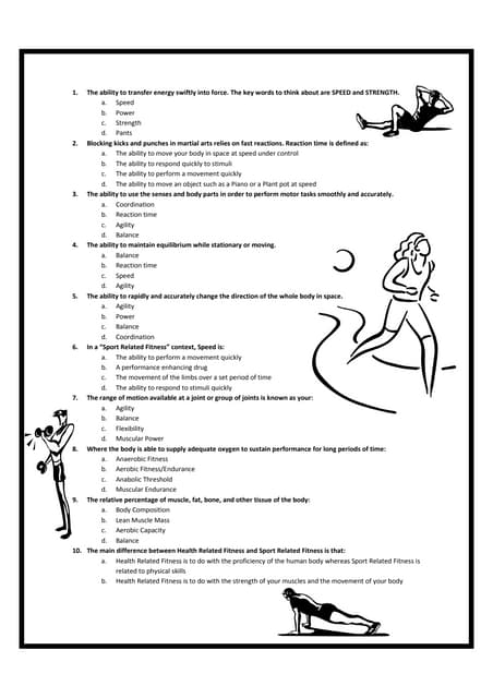 7th grade-physical-fitness-quiz