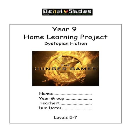 Year 9 Hunger Games Home Learning Project | DOC